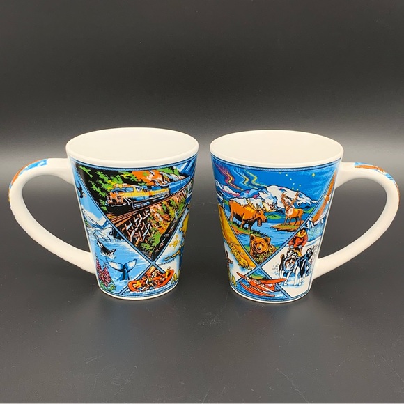 Dining | 2 Vintage Arctic Circle Coffee Mug Cup Alaska Luxury Train ...